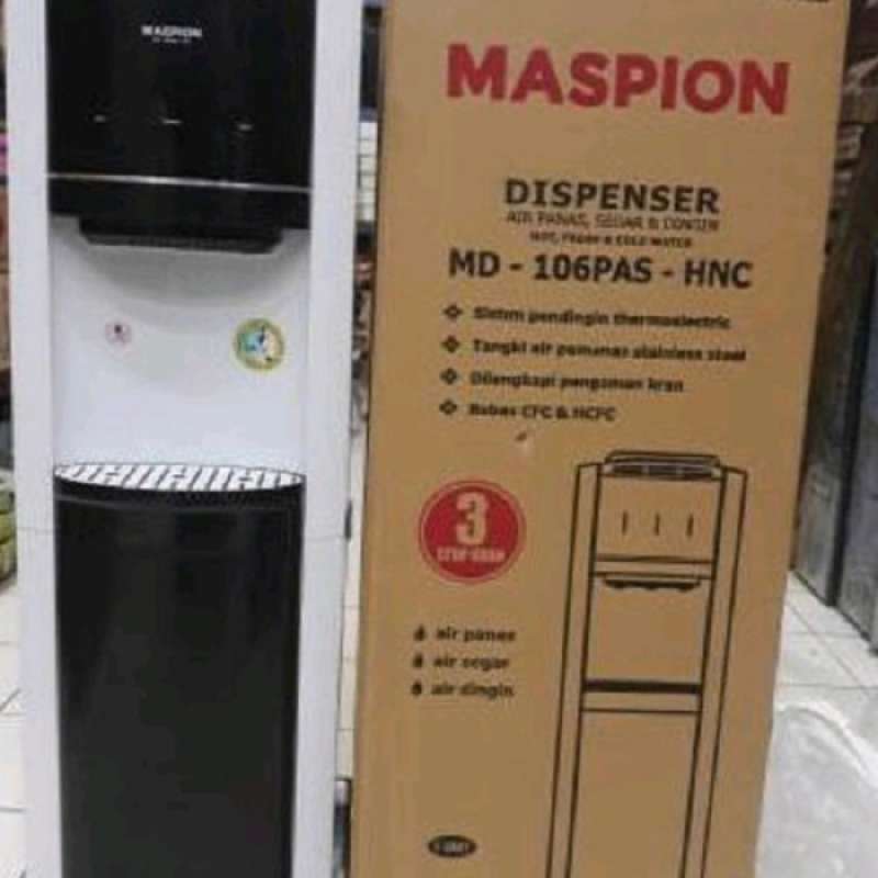 Promo Maspion Md-106 Pas-hnc Dispenser [galon Atas/ 3 Kran] Diskon 6% ...