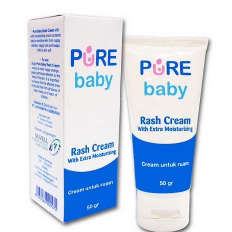 Jual Pure Baby Bb Baby Rash Cream With Extra Moisturizing 50gr Untuk ...