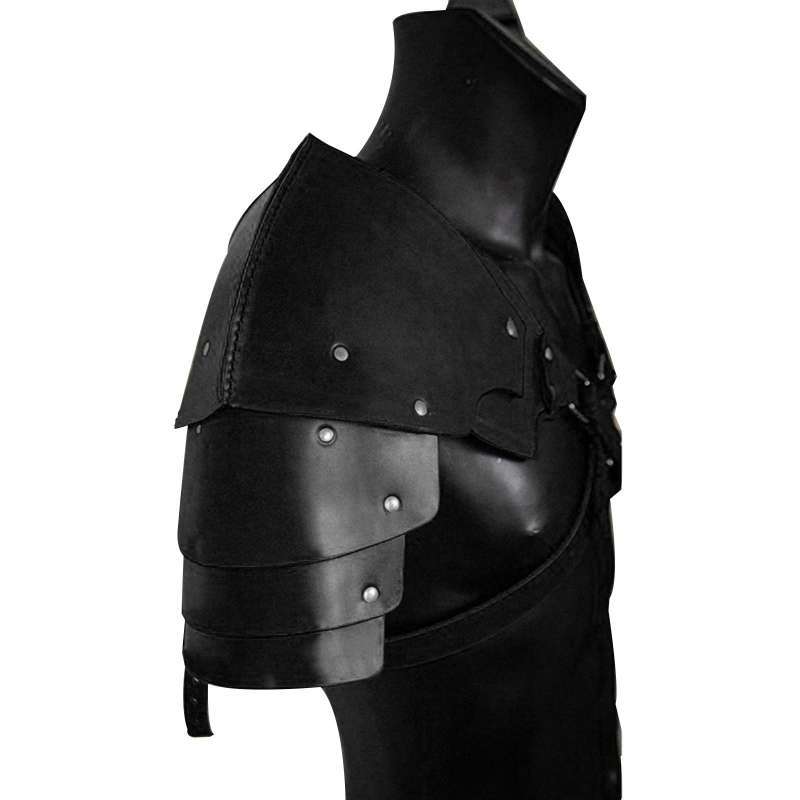 Jual Faux Leather Medieval Shoulder Pauldron Knight For Costume ...