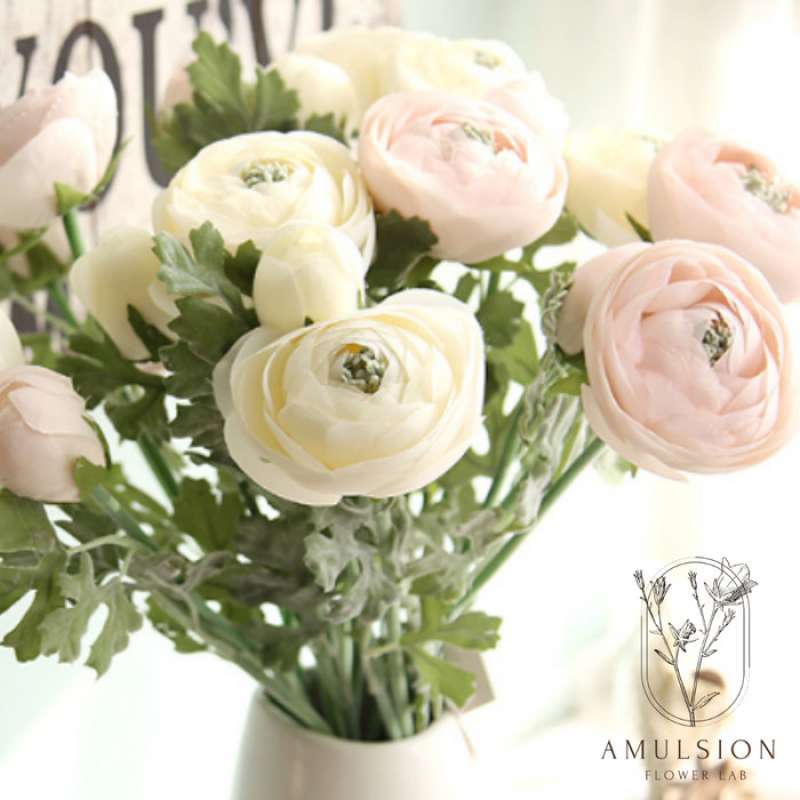 Jual Bunga Ranuculus Artificial Dekorasi Wedding Properti Foto Bouquet ...