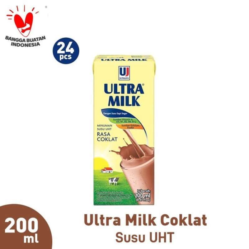 Promo Susu Ultra Uht Rasa Coklat 200Ml X 24 (Karton) Diskon 12% di Seller Dhiya.id Shop - Kota ...