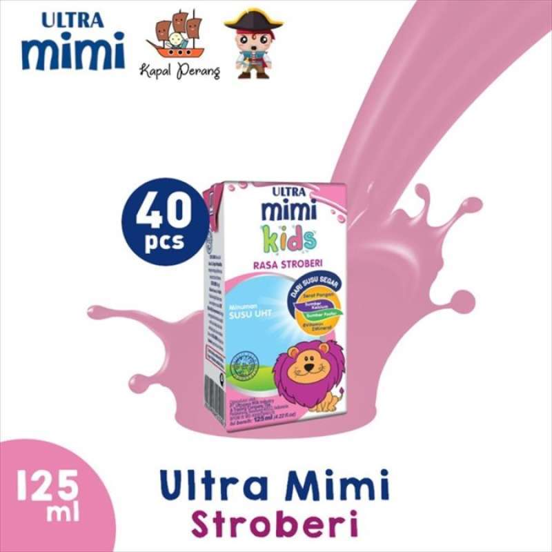 Promo Ultra Mimi Strawberry 40 X 125 Ml Diskon 13% Di Seller Xeichyl Store - Cengkareng Timur ...