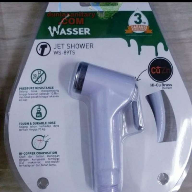 Jual Jet Shower Wasser Ws -89ts + Selang Original Spray Bidet Ws 89 ...