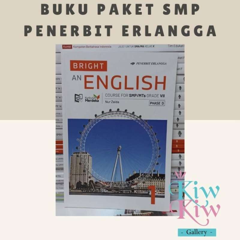 Jual Buku Bright An English Kelas 7 Smp/mts Kurikulum Merdeka - Erlangga Di Seller Kiwkiw ...