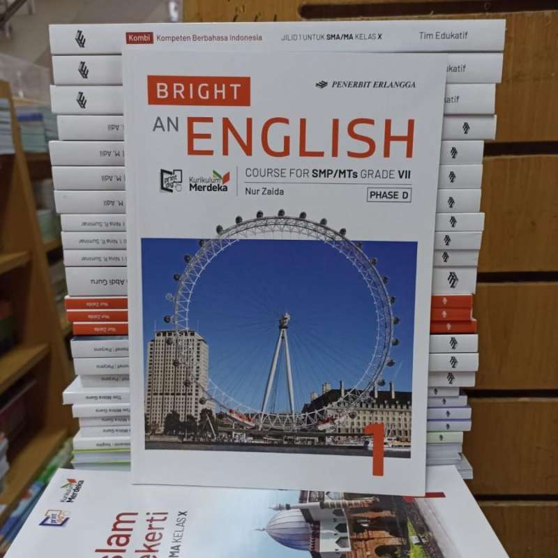 Jual Buku Bright An English Kelas 7 Smp/mts Kurikulum Merdeka - Erlangga Di Seller Kiwkiw ...