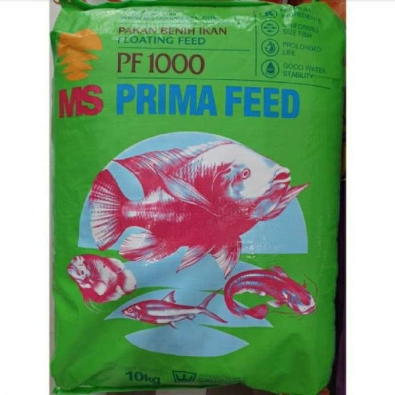 Jual Pakan Pelet Ikan Prima Feed Pf1000, Uk.10Kg di Seller DENTA PET ...