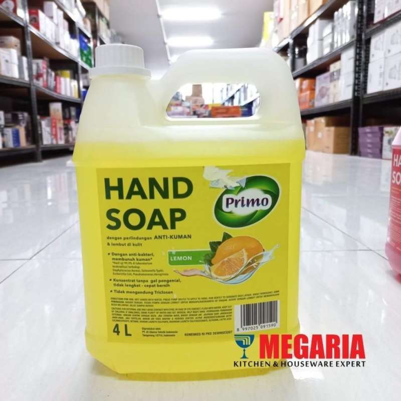 Jual Hand Soap/sabun Cuci Tangan Primo Anti Bacterial 4l Di Seller ...