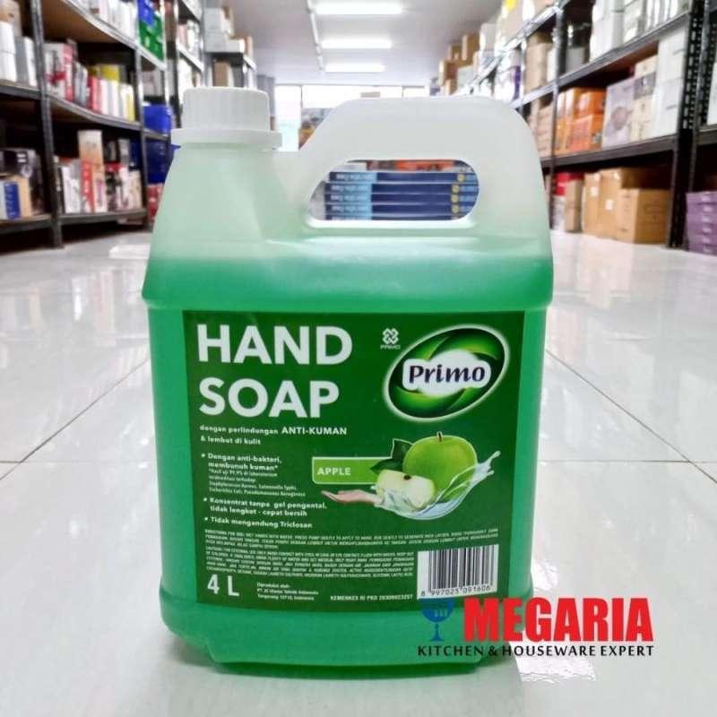 Jual Hand Soap/sabun Cuci Tangan Primo Anti Bacterial 4l Di Seller ...