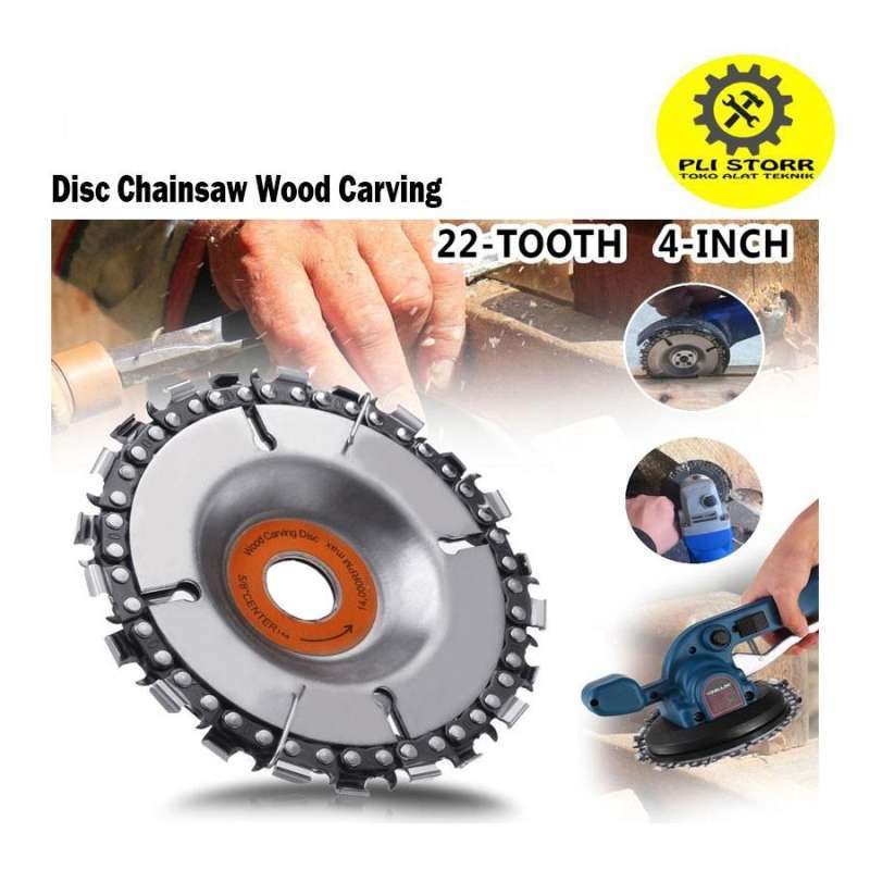Jual disc chainsaw / wood carving disc saw / chain saw pahat ukir kayu ...