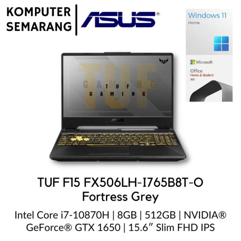 Jual Asus Tuf F Fx Lh I B T O Fortress Grey I H Gb Gb Ssd Nvidia Geforce