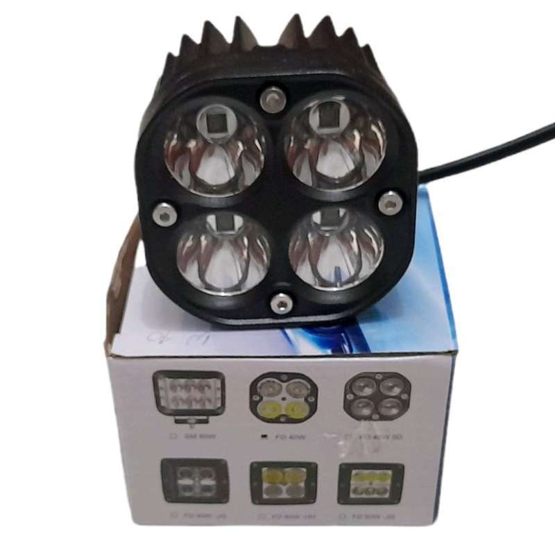 Jual Lampu Sorot Tembak Led Vynix W40 Warna Putih Buat Motor Dan Mobil ...