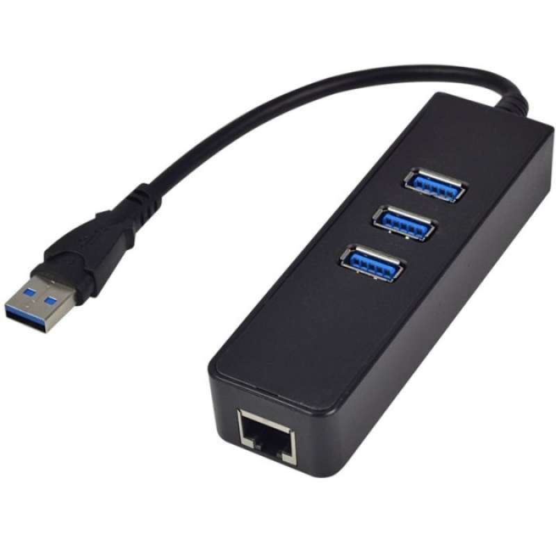 Promo Usb 3.0 To Hub 3 Port With Lan Gigabit Ethernet Adapter Converter ...