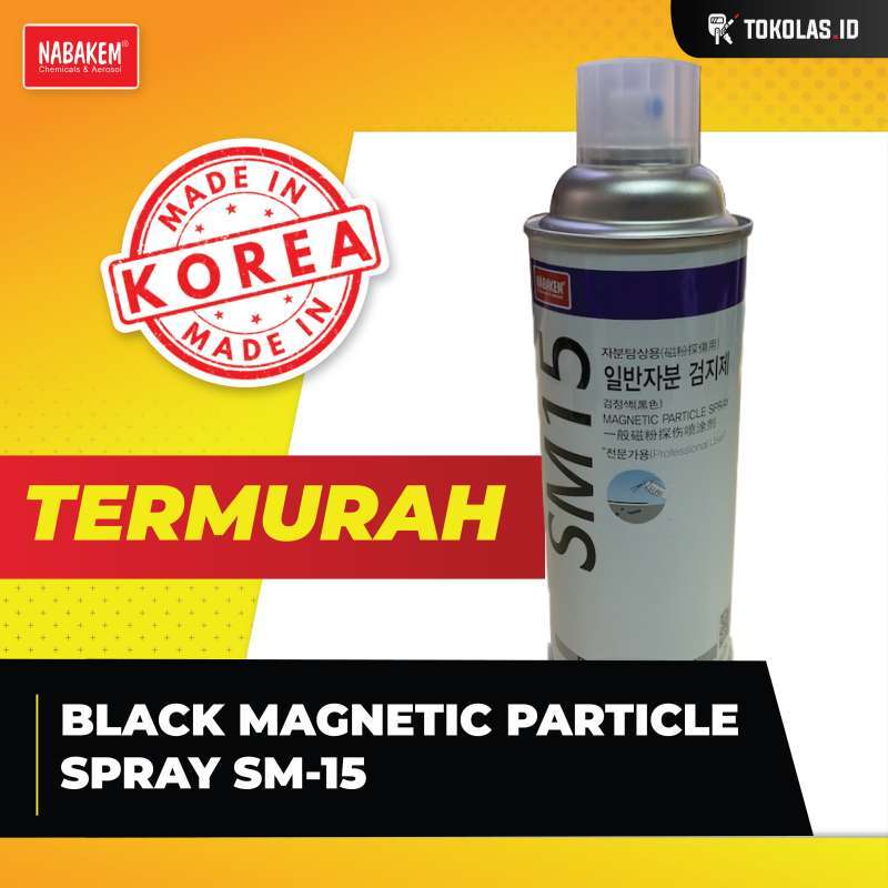 Jual Nabakem SM-15 Black Magnetic Particle Spray NDT Testing 450ml di ...