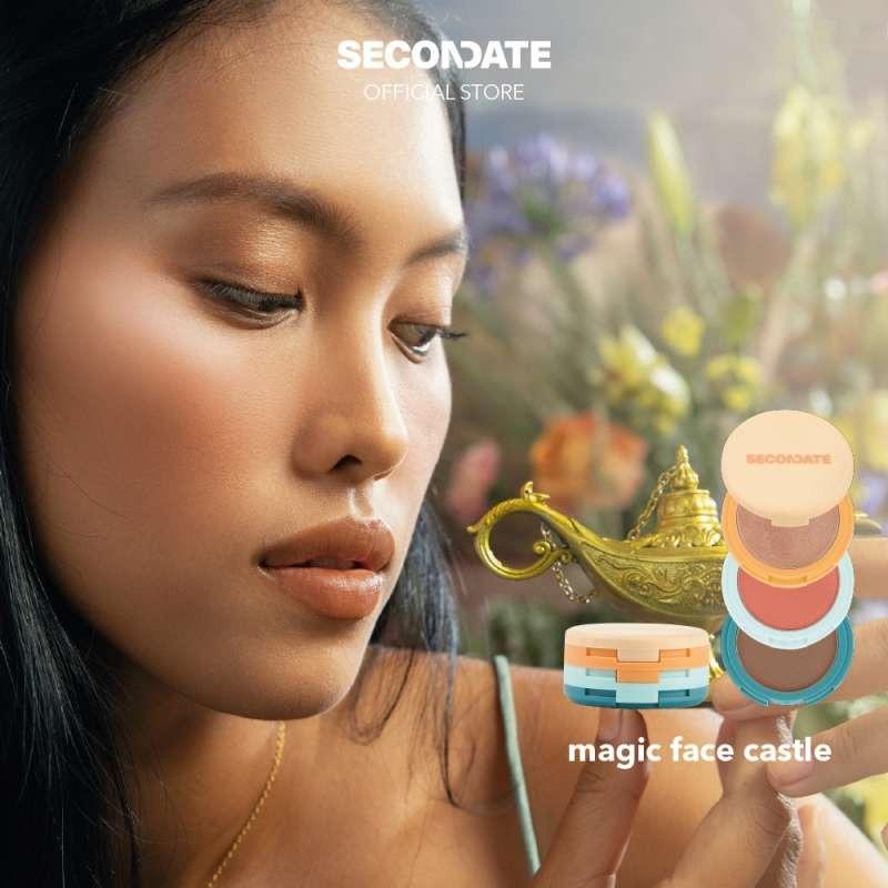 Promo SECONDATE Magic Face Castle Palette Diskon 15% di Seller ...