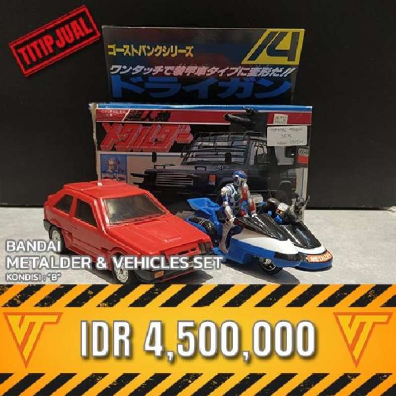Jual METALDER & VEHICLES SET BY BANDAI di Seller Victory Toys Official ...