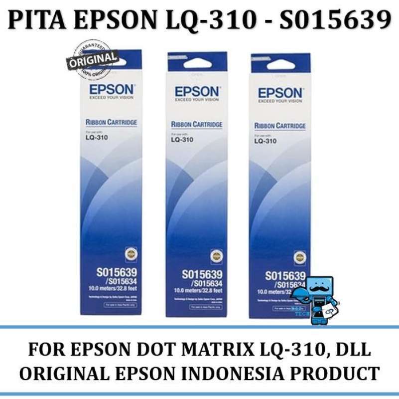 Jual Pita Epson Lq 310 Original/Pita Printer/Dot Matrix/Epson Original ...