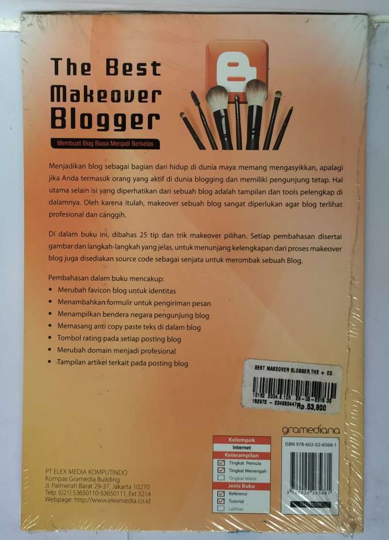 Jual The Best Makeover Blogger Membuat Blog Biasa Menjadi Berkelas Arista Prasetyo Adi Bonus Cd ...