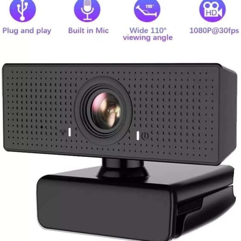 Promo Webcam Full Hd 1080P Laptop Kamera Zoom Meeting Camera Web Cam ...