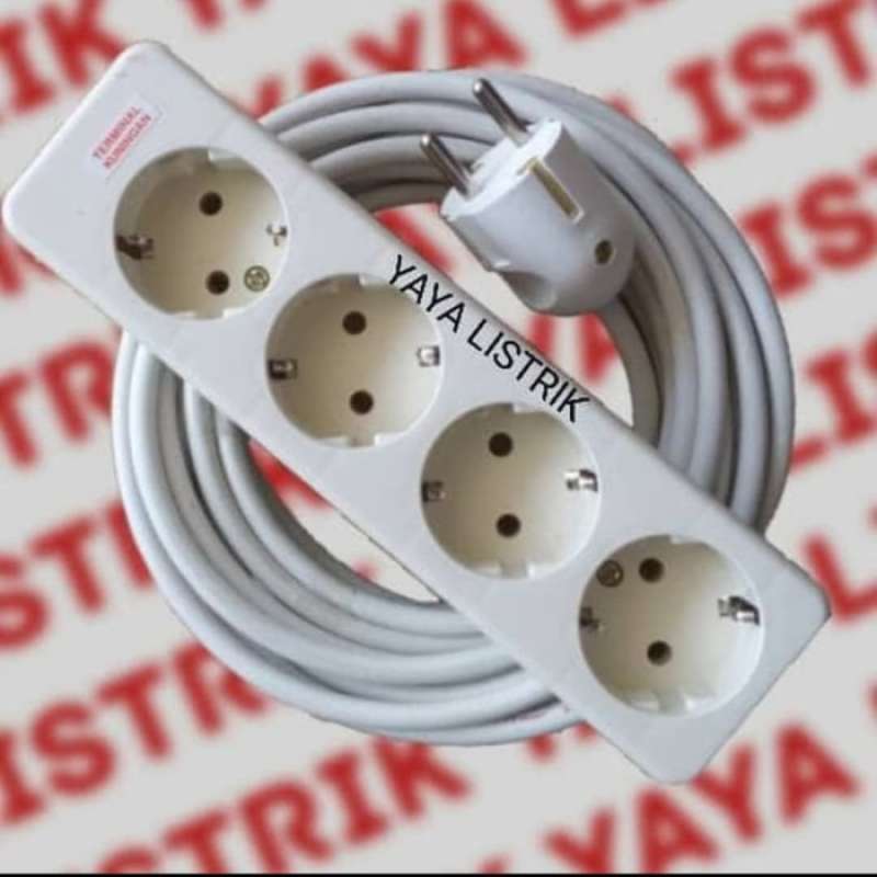 Promo Extension 4 Colokan 3 Meter Kabel Listrik Diskon 54% Di Seller ...