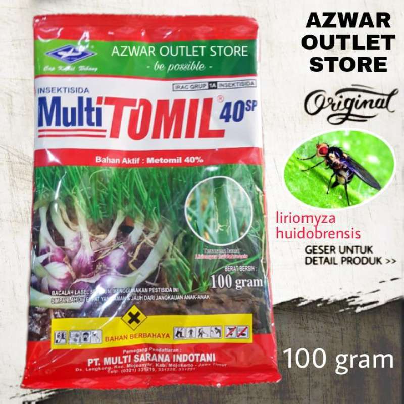 Jual Insektisida Multi Tomil 40sp | Metomil 40% Racun Hama Penggorok ...