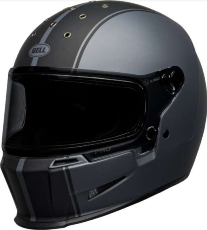 Jual BELL ELIMINATOR RALLY GREY MATT HELM FULL FACE RETRO VINTAGE ...