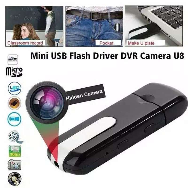 Jual Spy Camera Mini DVR U8 Hidden Camera Model USB di Seller R2 Agency ...
