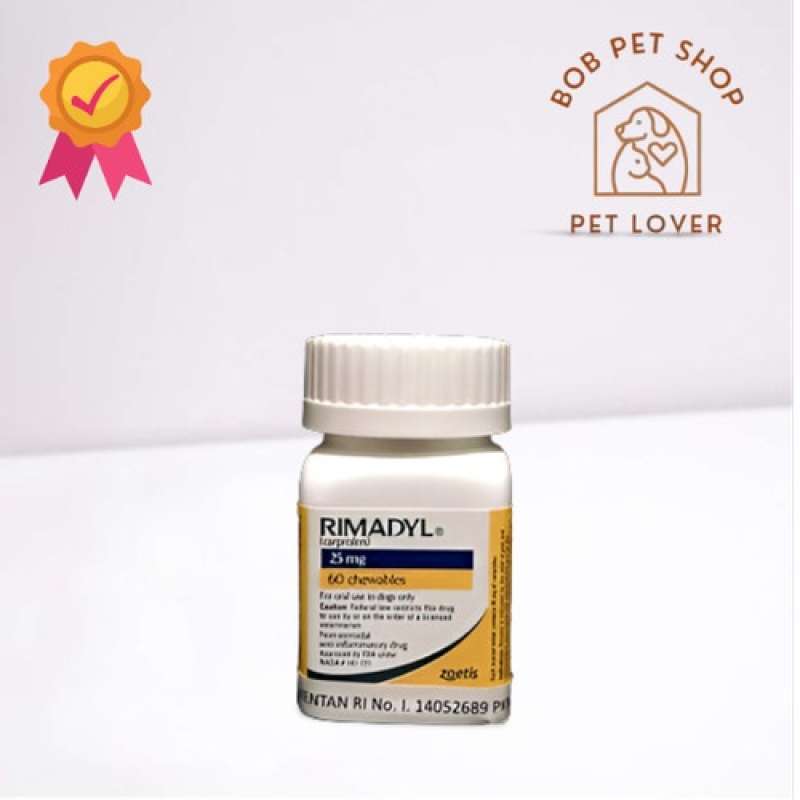 Jual RIMADYL CARPROFEN 25 MG 10 TABLET di Seller BOB PET SHOP - Pondok ...