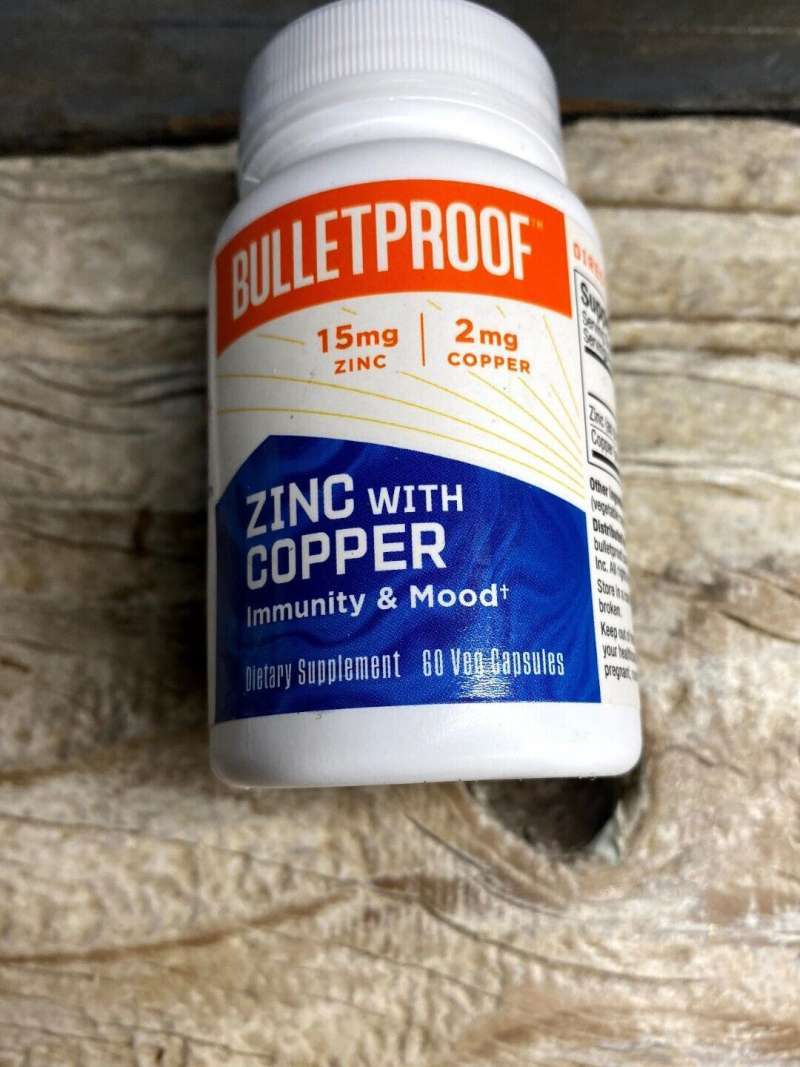 Jual (dijamin Original) Bulletproof Zinc With Copper - 60 Capsules Di ...