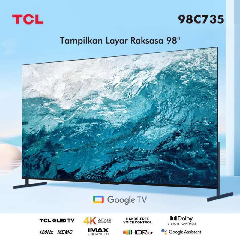 Promo TCL 98C735 98 C735 QLED 4K ANDROID TV Diskon 21% di Seller SMARTIDEA - Mangga Dua Selatan ...