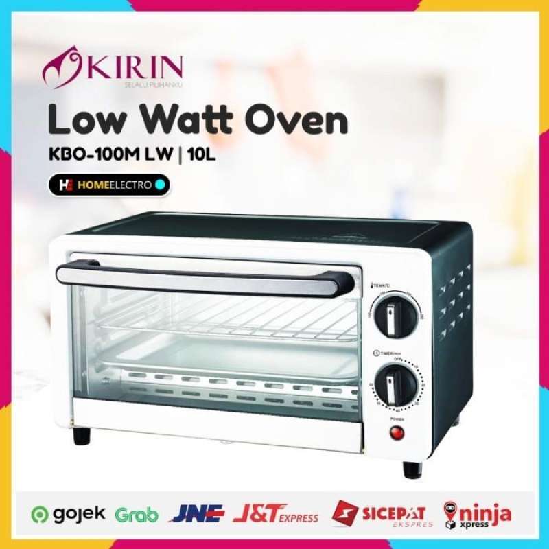 Jual Oven Listrik Kirin Low Watt 10 Liter 400 Watt KBO-100M LW di Seller HOME ELECTRO JAKARTA ...