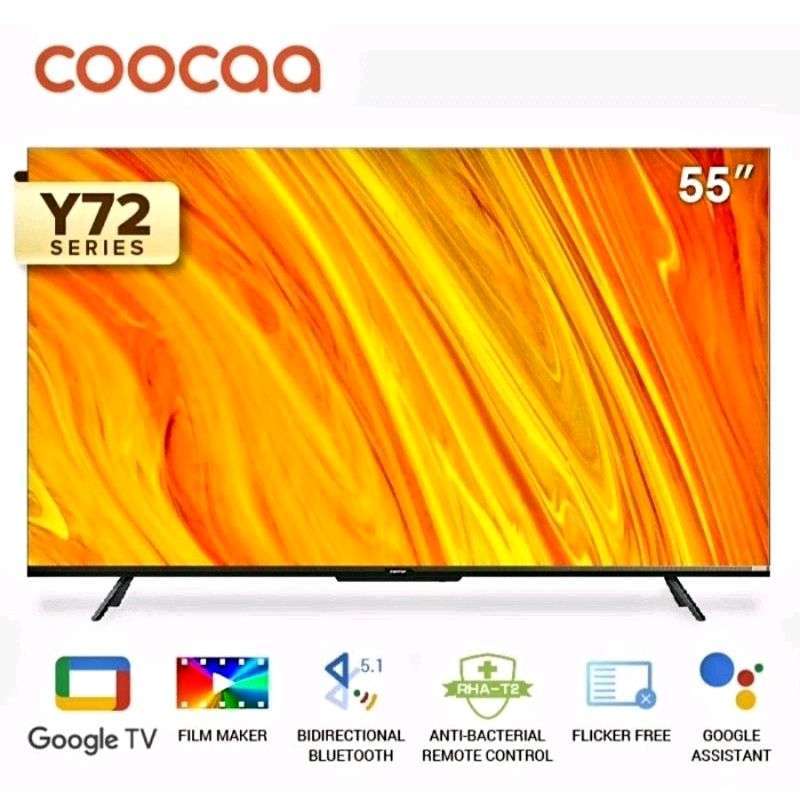 Jual Coocaa 55y72 Led Tv 55 Inch Digital Smart Google 4k Uhd Tv Di ...