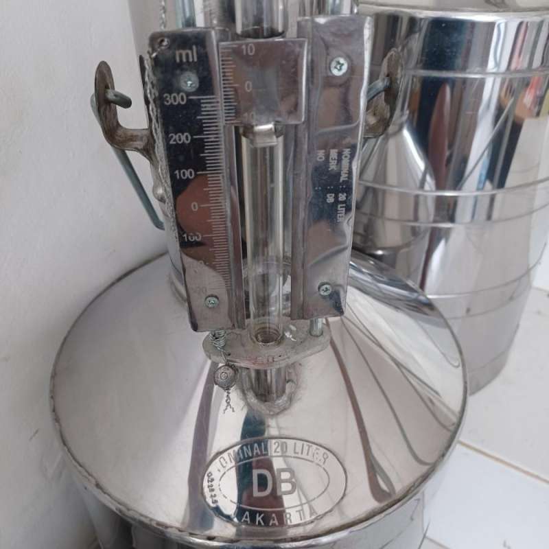 Jual Bejana Ukur Db 20 Liter,lengkap Waterpas Dan Tatakan. Di Seller ...