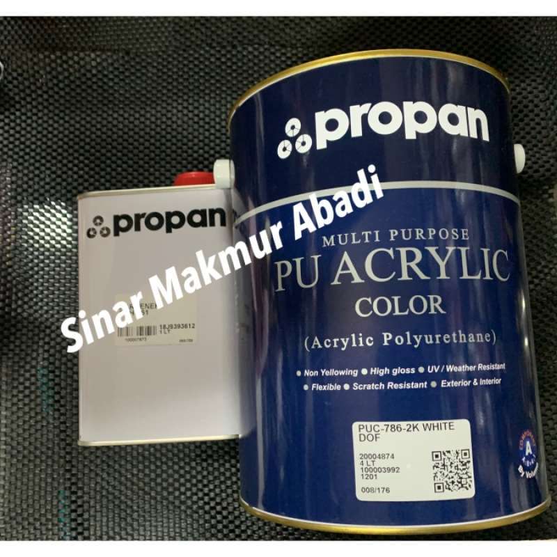 Promo Propan Pu Acrylic Multipurpose Khusus Warna-Warna 5Kg/Set Galon ...