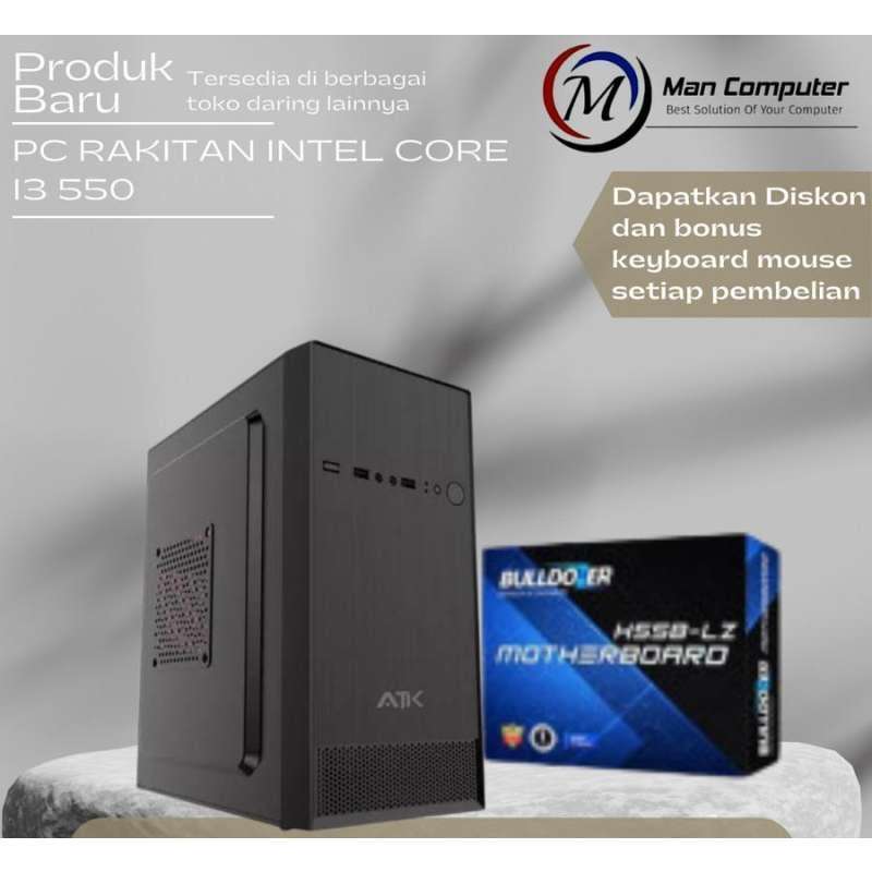 Jual Paket Cpu/ Pc Rakitan Intel Core I3 550 / Pc Rakitan Kantor di ...