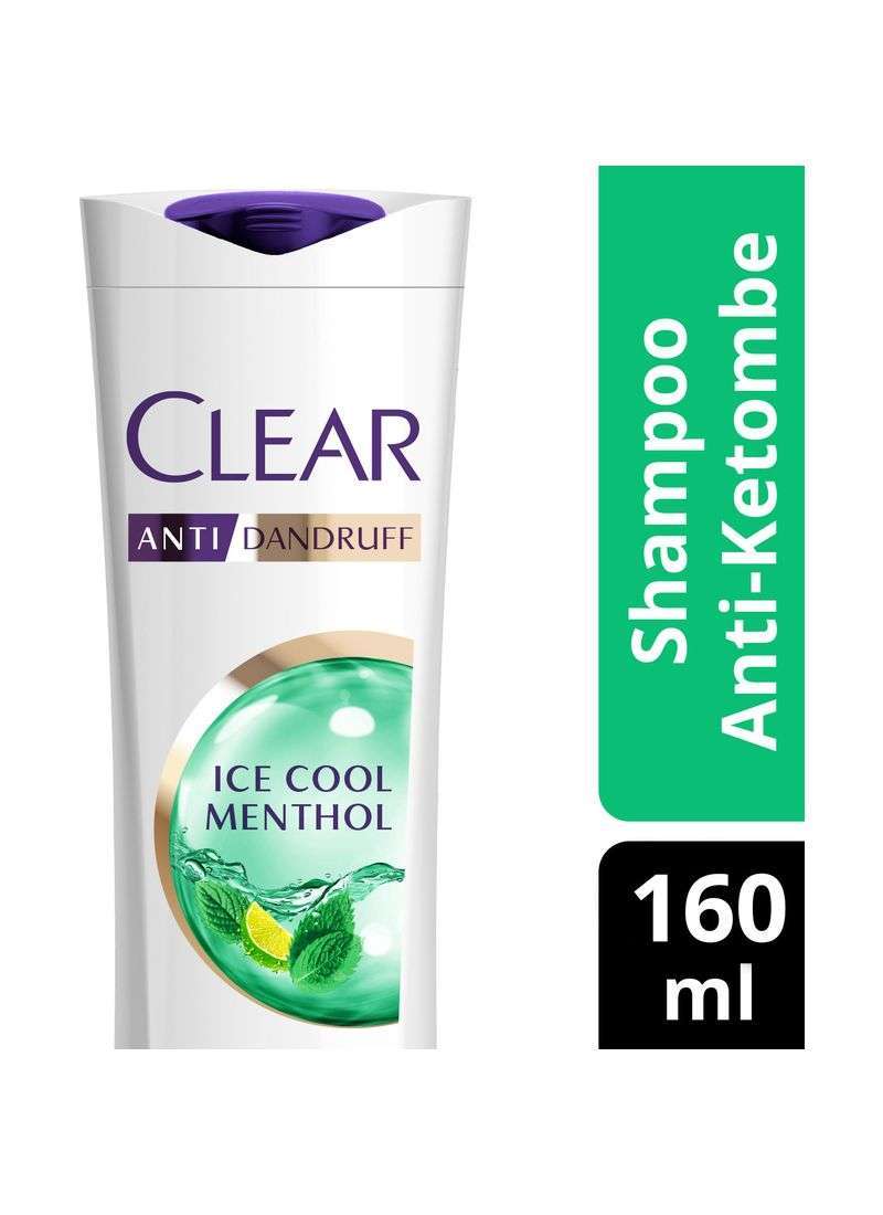 Jual Clear Shampoo Anti Dandruff Ice Cool Menthol 160 ml di Seller ...