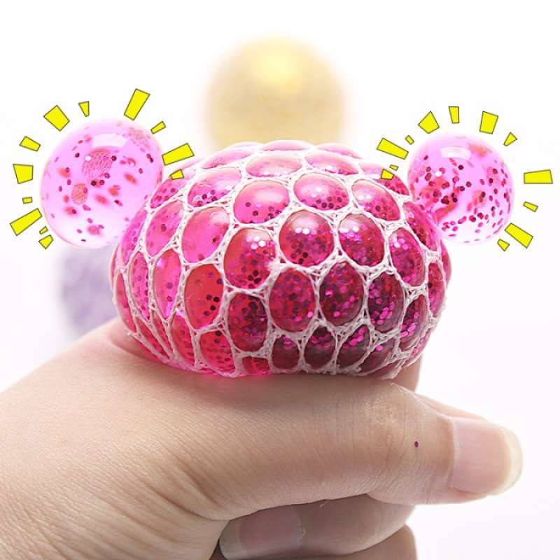 Promo Squishy Mesh Ball / Bola Squishy Jaring / Mainan Anak Anti Stress ...