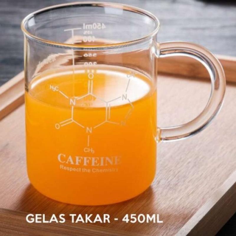Promo Gelas Takar 450ml Gelas Minum Kopi Susu Measuring Beaker Lab ...