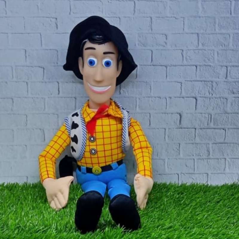 Promo Boneka Woody Toy Story muka karet Diskon 18% di Seller BABY DOLL ...