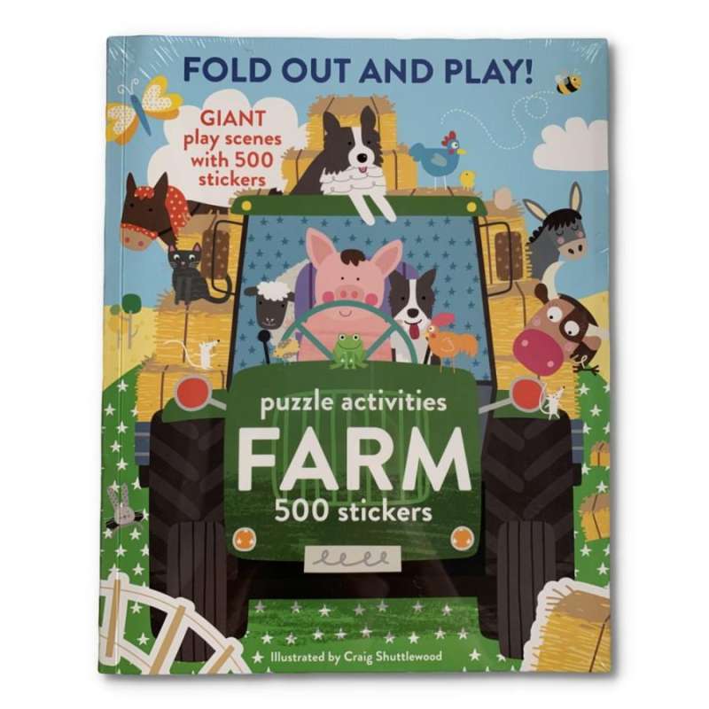 Jual Buku Stiker & Aktivitas Anak - Fold Out And Play Farm di Seller ...