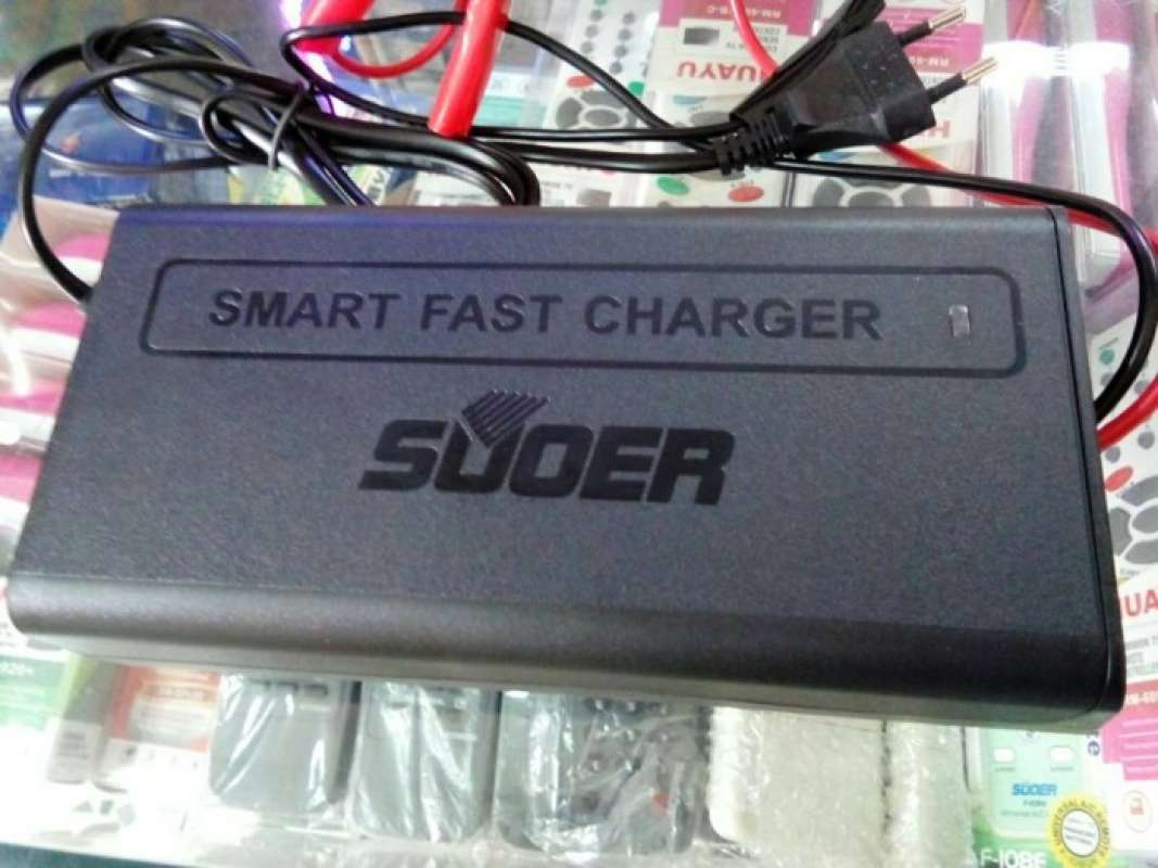 Promo Charger accu/aki merk Suoer 12v 20a automatic murah Diskon 14% di ...
