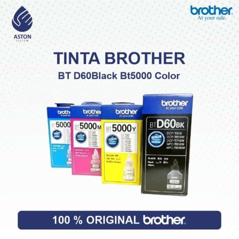 Jual Tinta Printer Brother BT D60BK BT5000 Original di Seller Aston ...