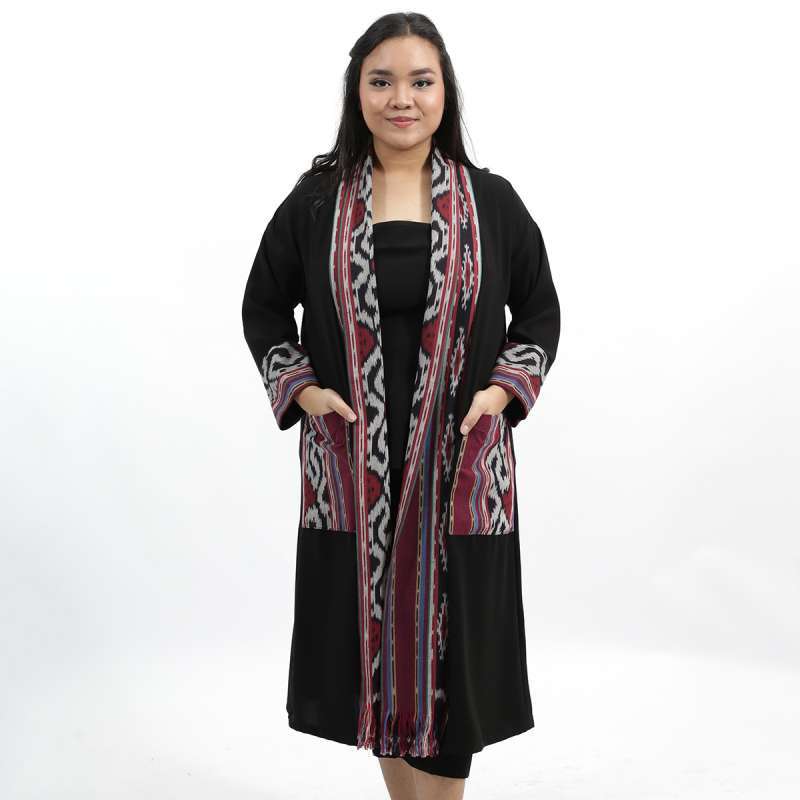 Jual Outer Tenun Troso Abu Di Seller House Of Kain Official Store ...