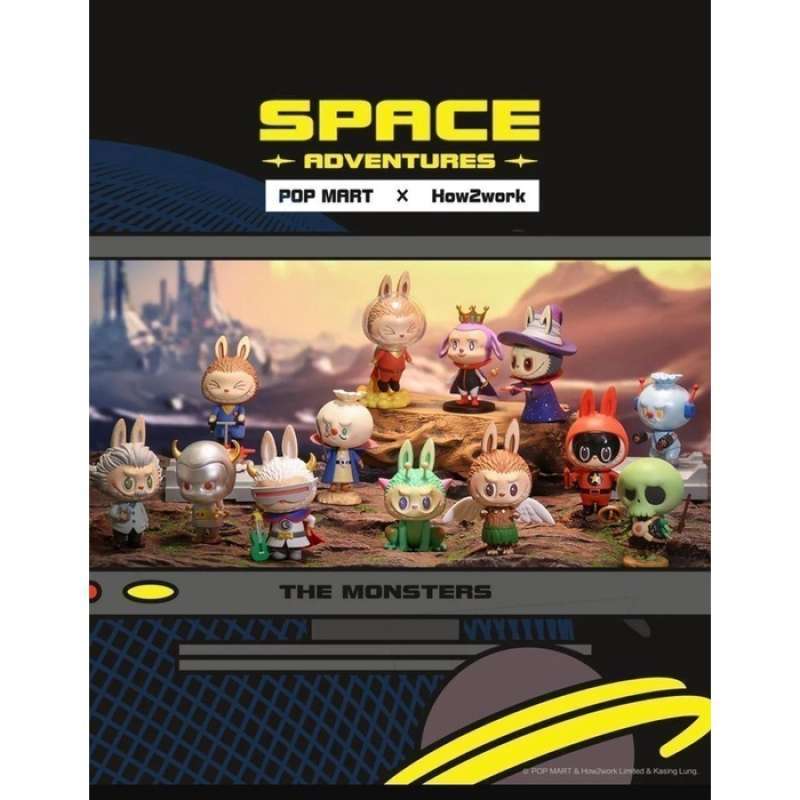 Jual Pop Mart X How2work The Monsters Space Adventures Labubu Wizard Di ...