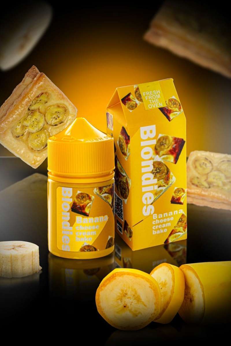 Jual Blondies V2 3mg 6mg Banana Cheese Cream Bake 60ml Liquid Vape Keju ...