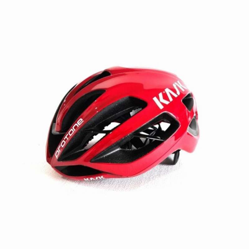Jual KASK PROTONE Red/strip White Helm Sepeda di Seller Jaya 01 ...