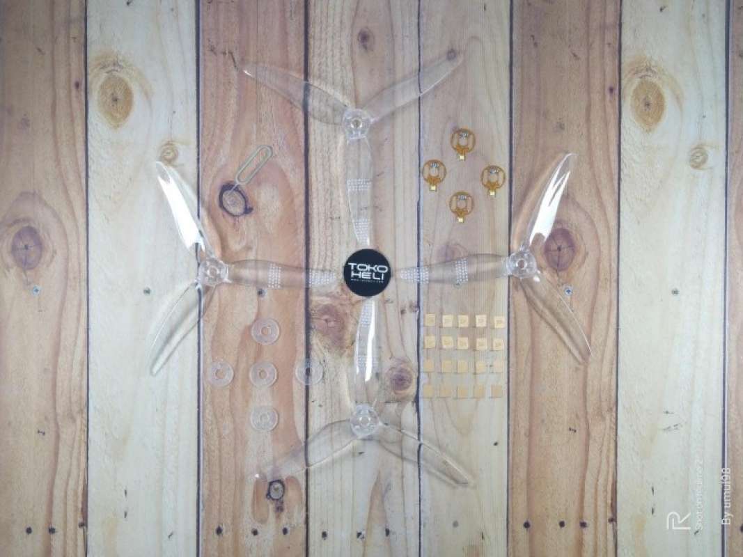 Jual Premium Gemfan Moonlight V2 51466 5 Inch LED Propeller Full Set ...