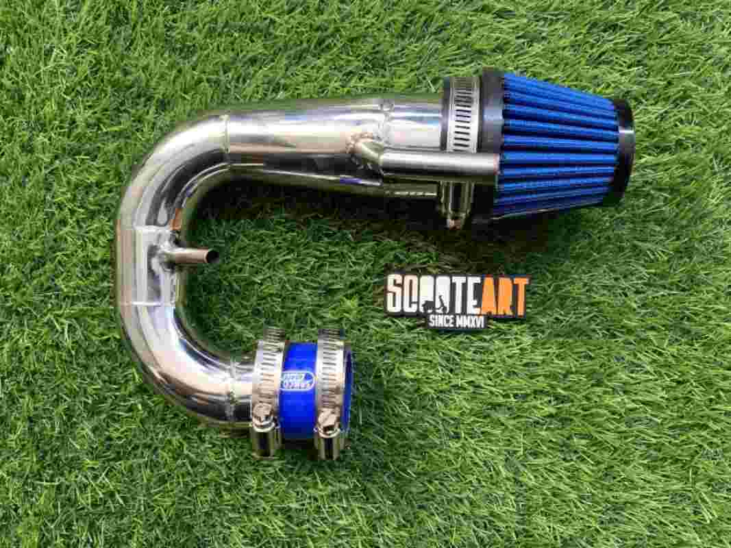 Promo Selang Intake Full Stainless + Open Filter KTC Untuk Vespa Matic ...