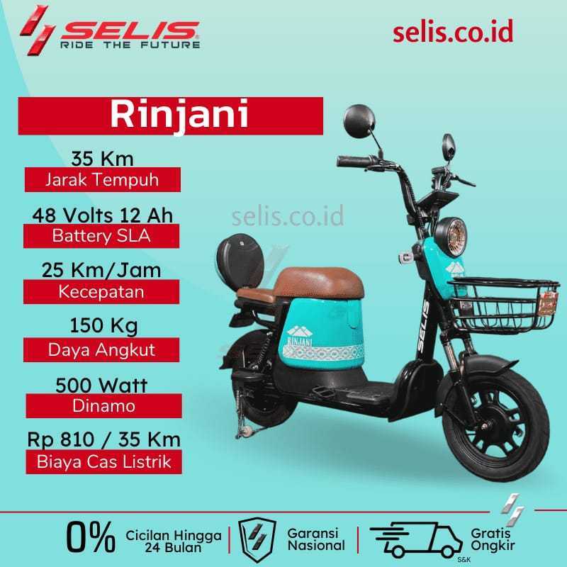 Jual Sepeda Listrik Rinjani Original Terbaru - Harga Promo Murah Juni ...