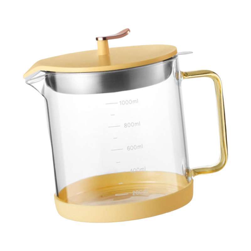 Promo Transparent Oil Bottle with Filter Storage Tank 1L Fat Separator ...