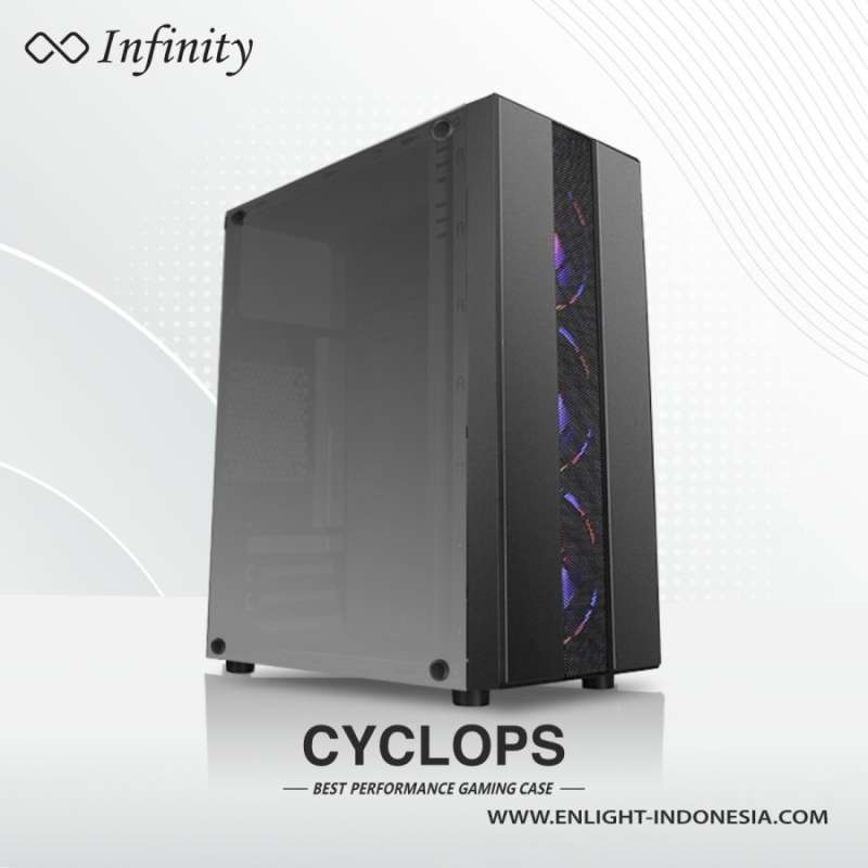 Jual Casing Infinity CYCLOPS ATX, mATX Gaming Case di Seller Persada ...